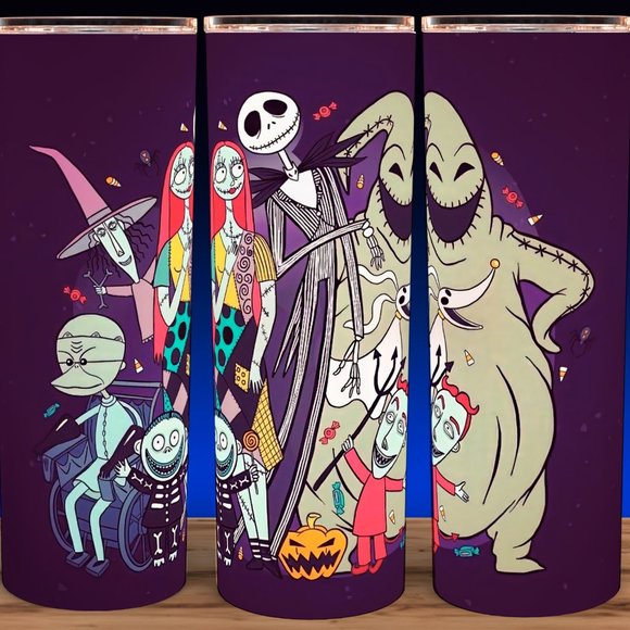 Dining | Jack And Sally With Oogie Boog And Lock Shock Barrel Cup Mug ...